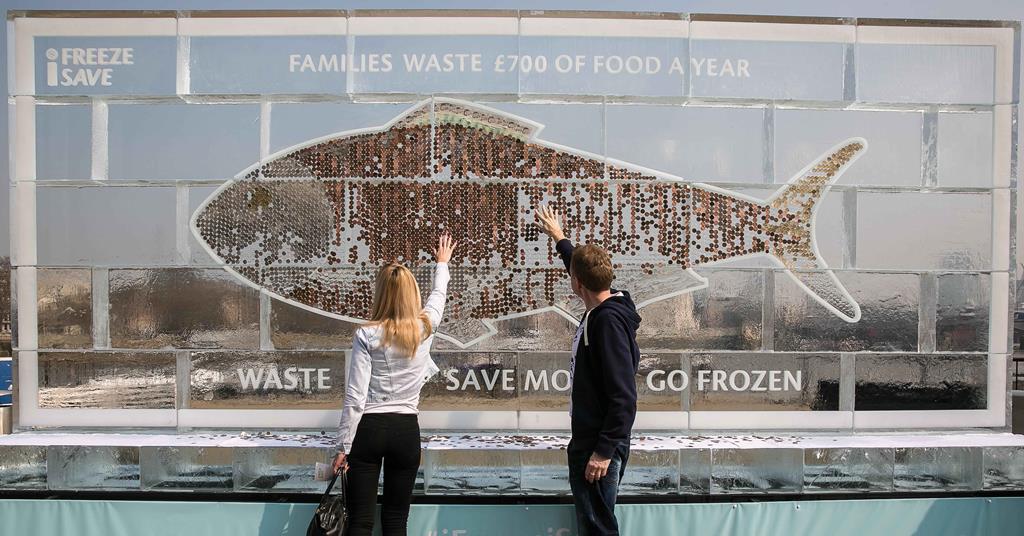 Birds Eye unveils new ice block billboard filled with cash | News | The ...