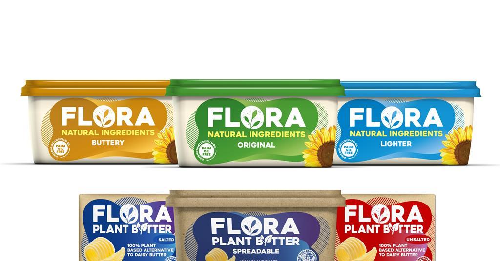 Flora returns to being 100% plant-based with new brand look | News ...