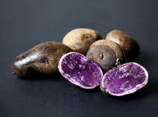 Blue potatoes are making a comeback via Farmdrop | News | The Grocer