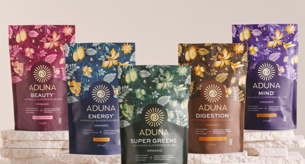 Aduna unveils quintet of powdered superfood blends | News | The Grocer
