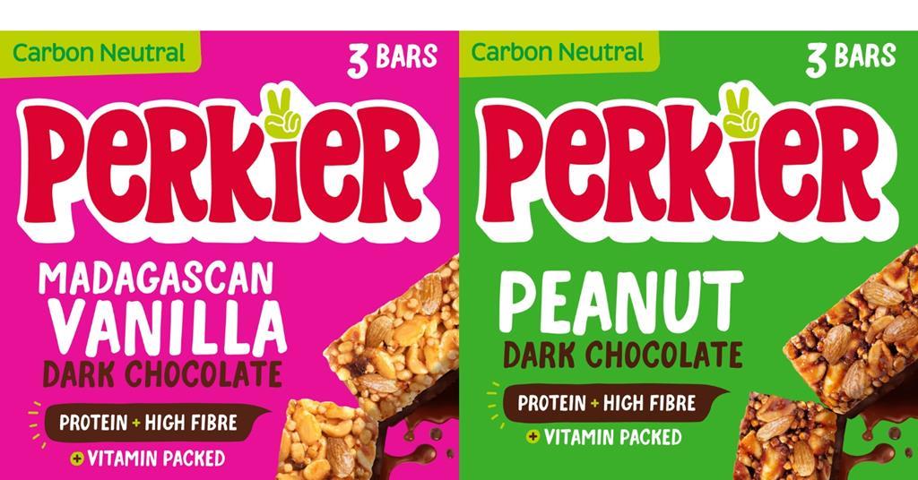 Perkier reformulates snack bars and redesigns their packaging | The Grocer
