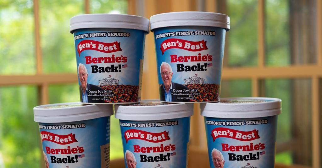 Ben’s Best bats for Bernie Sanders in presidential ice cream push ...