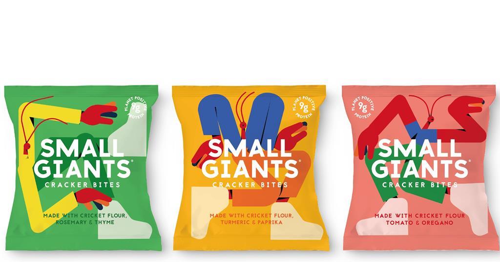 Small Giants debuts trio of crackers made with cricket flour | News ...