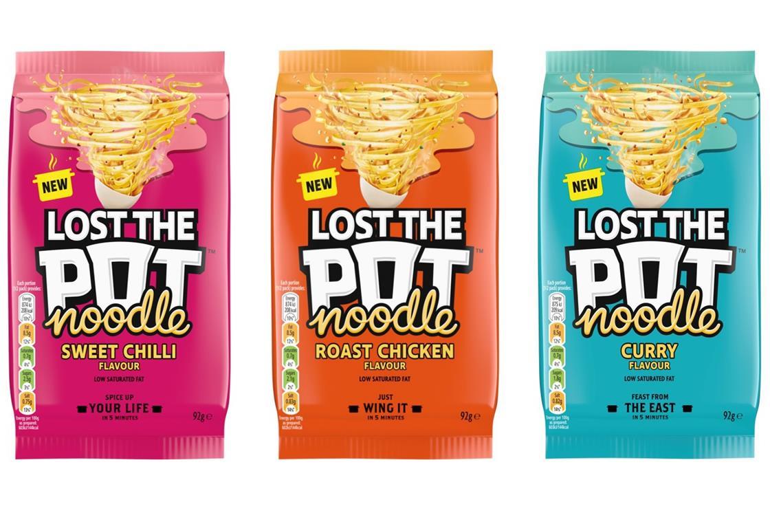 Pot Noodle looks to broaden appeal with Lost The Pot Noodle block trio ...