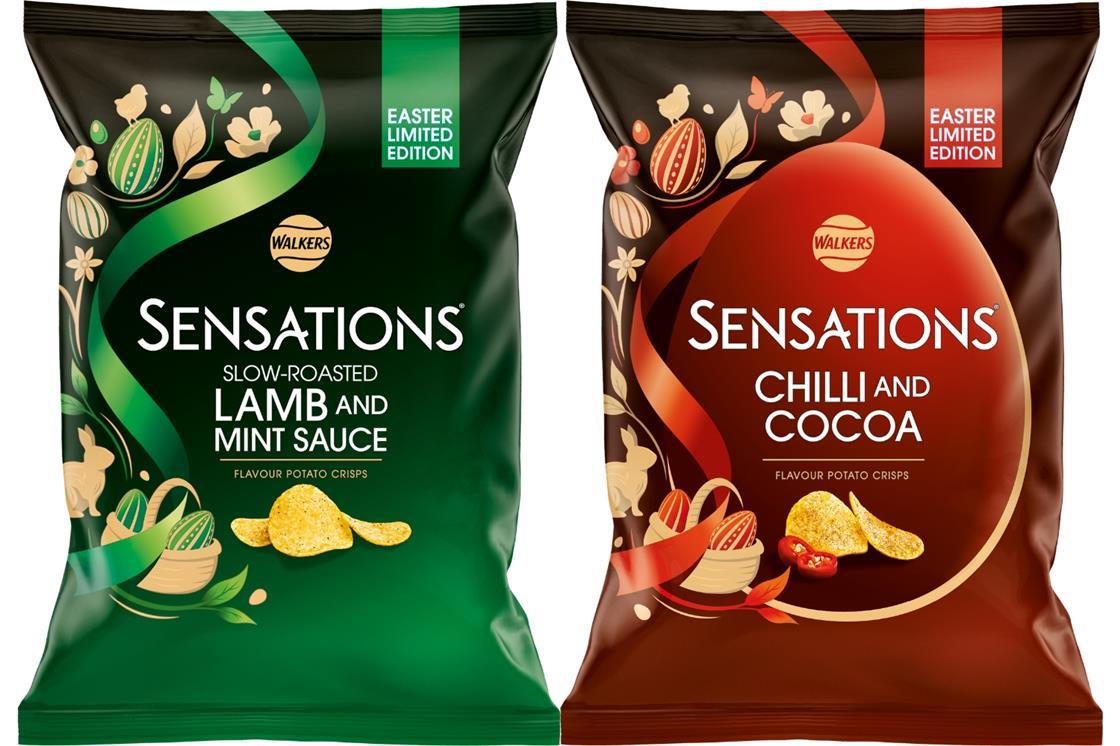 Walkers Sensations adds Lamb and Chilli & Cocoa crisps for Easter | The ...
