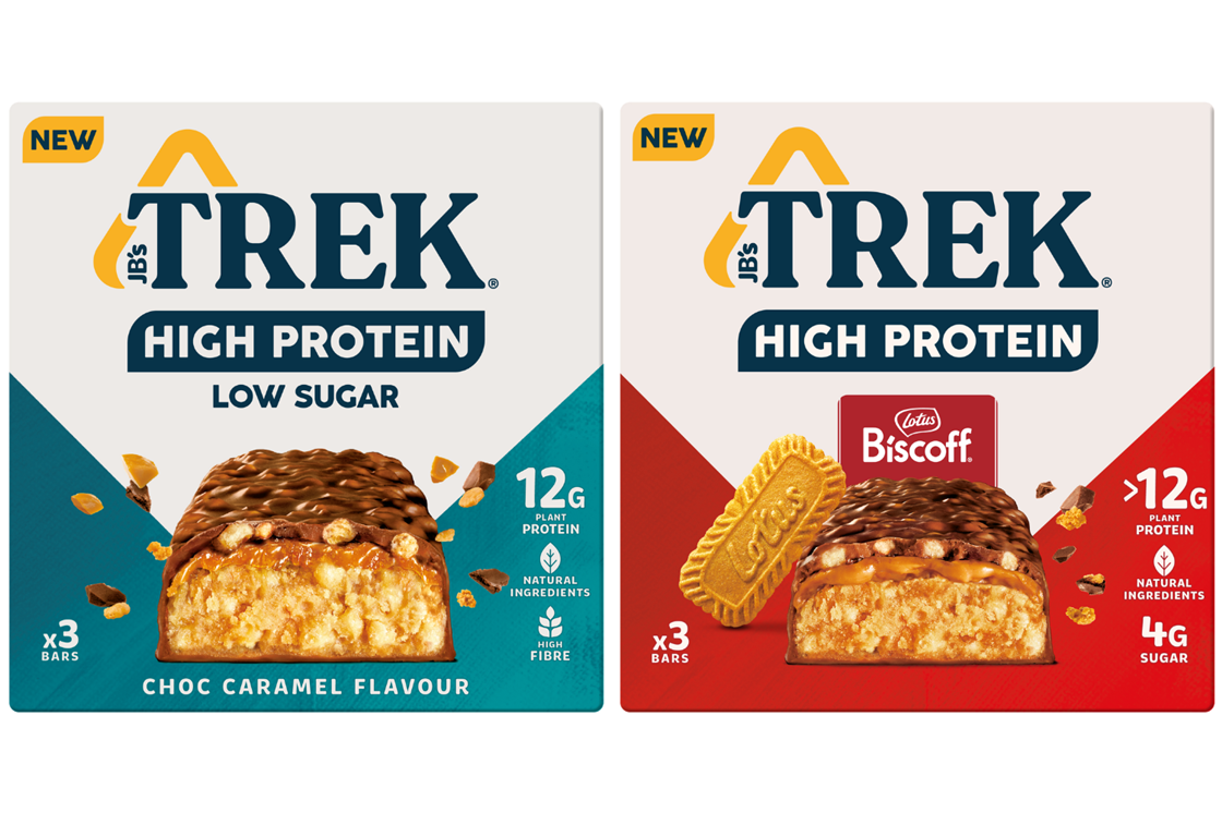 Trek adds low-sugar protein bars and Biscoff NPD | The Grocer
