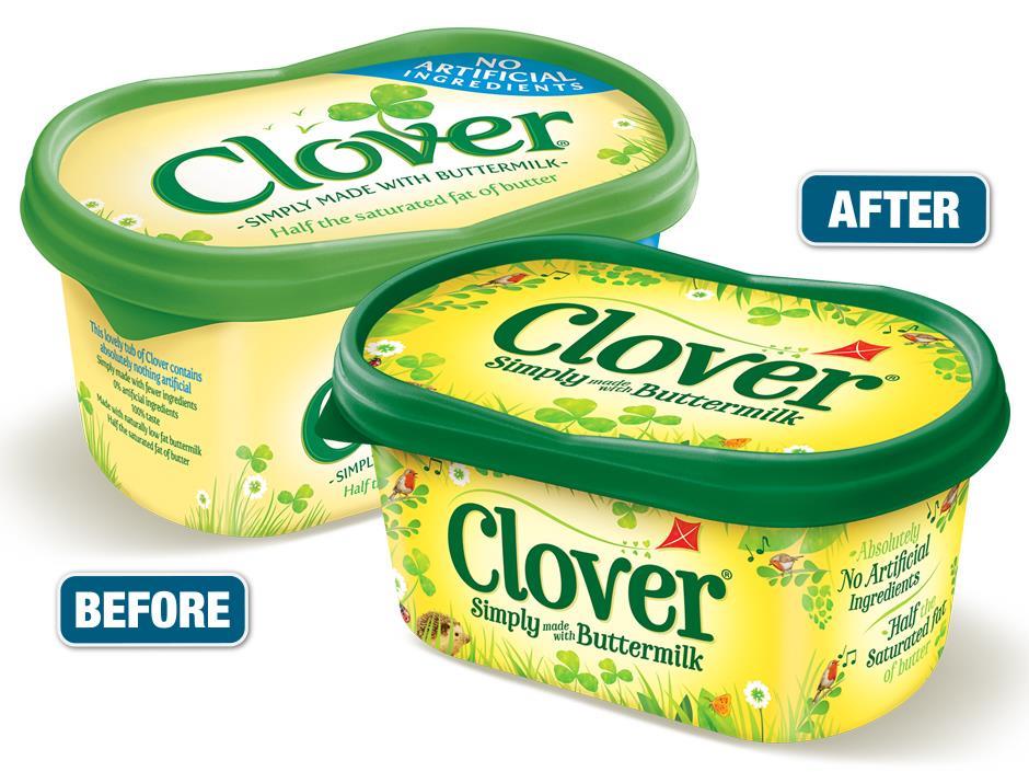 Clover packs redesigned to reflect recipe change | News | The Grocer