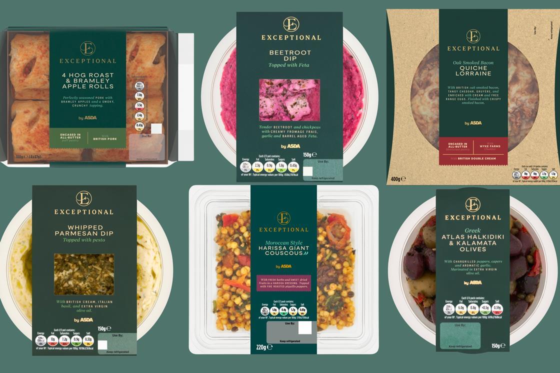 Preview Asda’s 500-strong ‘Exceptional’ premium range | Range Preview ...