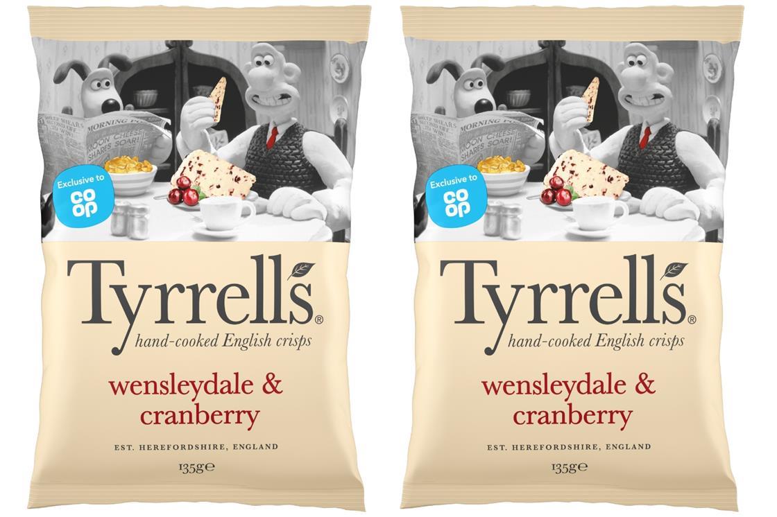Tyrrells rolls Wallace & Gromit Wensleydale crisps into Co-op | The Grocer