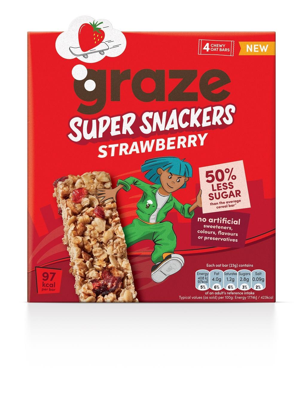Graze adds healthier Super Snackers cereal bars for children | News ...