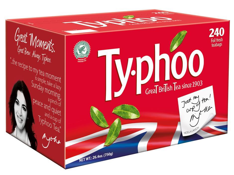 Typhoo launches new packs signed by Nigella Lawson | News | The Grocer