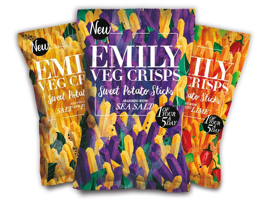 Emily Crisps adds stick-shaped sweet potato snack | News | The Grocer