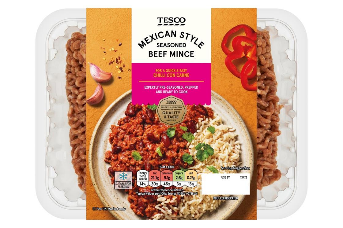 Tesco launches three pre-seasoned mince SKUs | News | The Grocer