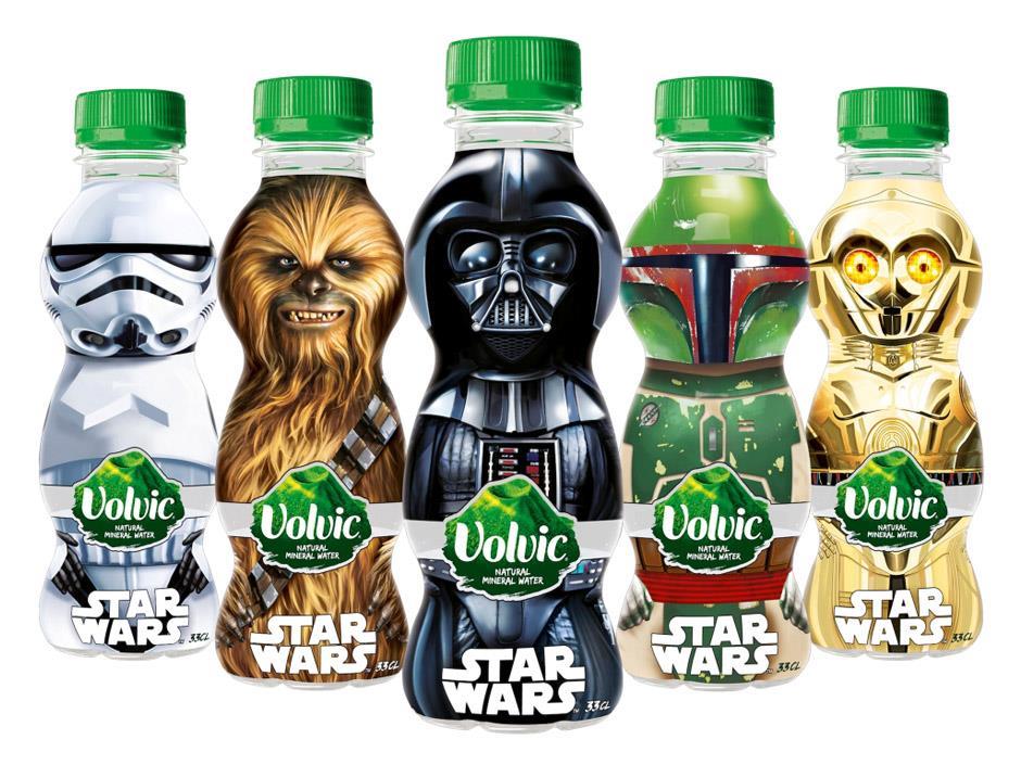 Star Wars-themed Volvic mineral water bottles launched by Danone | News ...