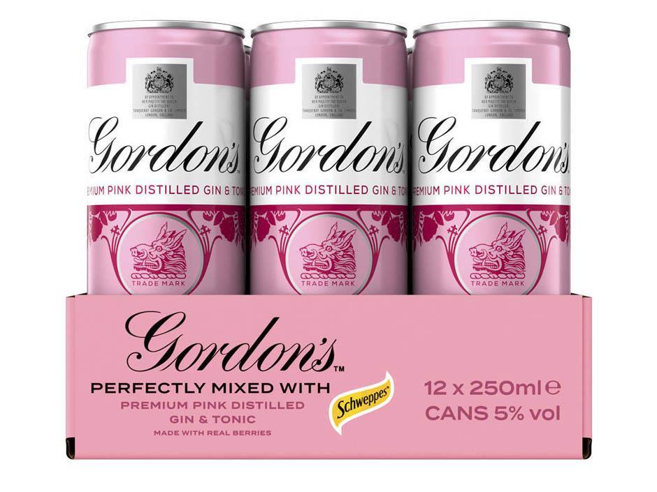 Gordon’s aims to bring Pink Gin success to RTDs with premix | News ...
