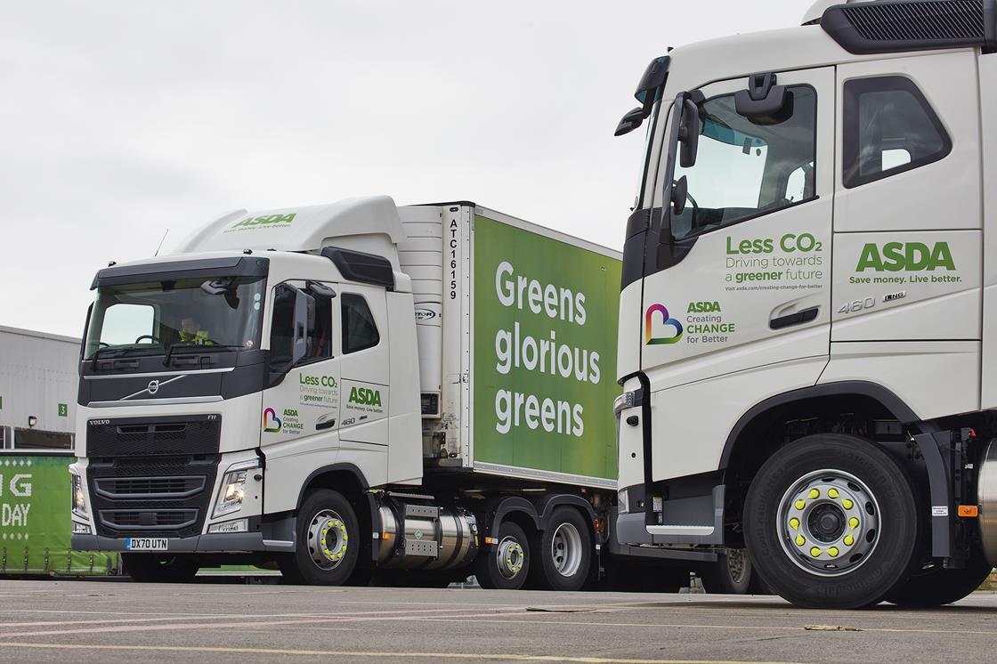Asda takes delivery of 202 biomethane-powered lorries | News | The Grocer