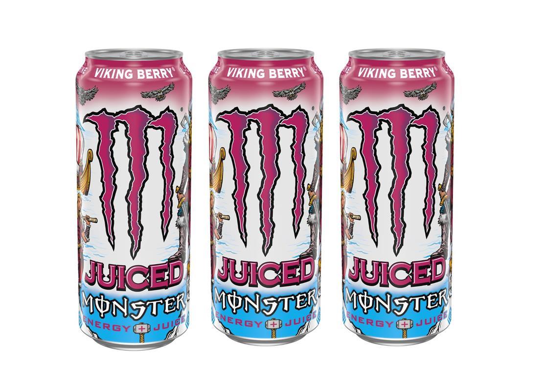 Monster adds 'Scandinavian inspired' Juiced Viking Berry line | The Grocer