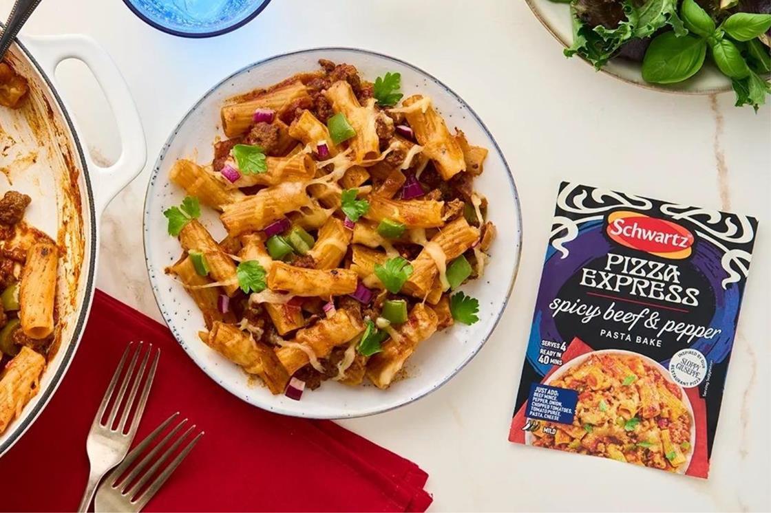 Schwartz and Pizza Express launch pasta recipe mixes | The Grocer