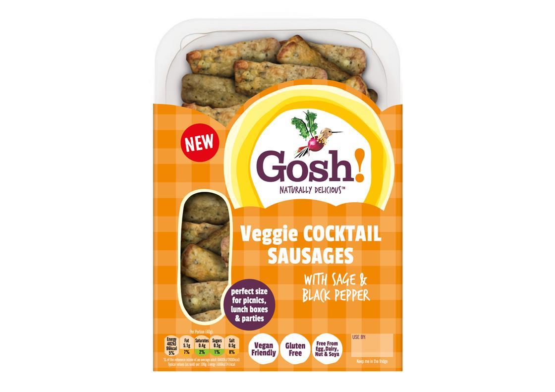 Gosh! reveals new plant-based cocktail sausages | News | The Grocer