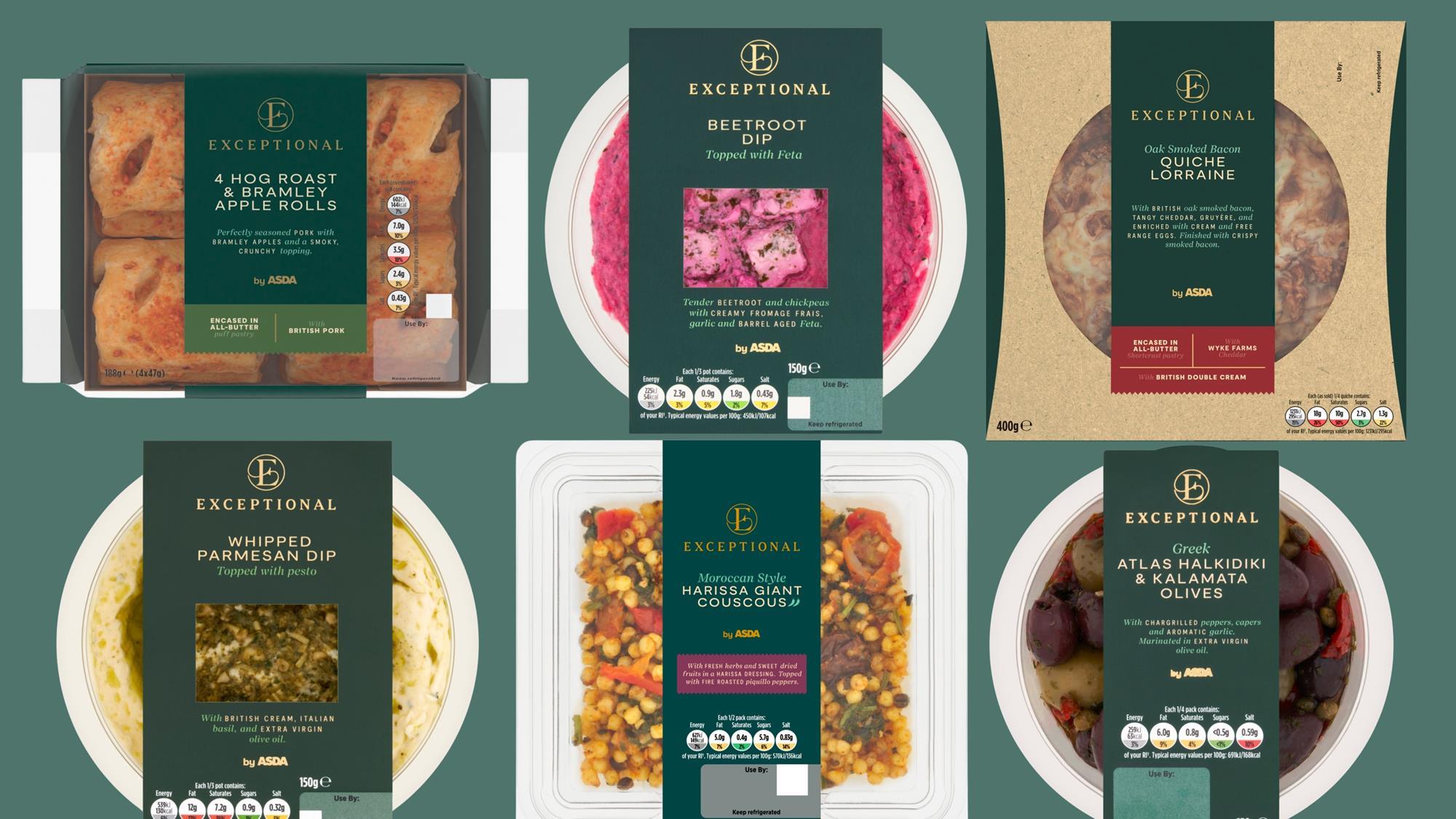 Preview Asda’s 500-strong ‘Exceptional’ premium range | Range Preview ...