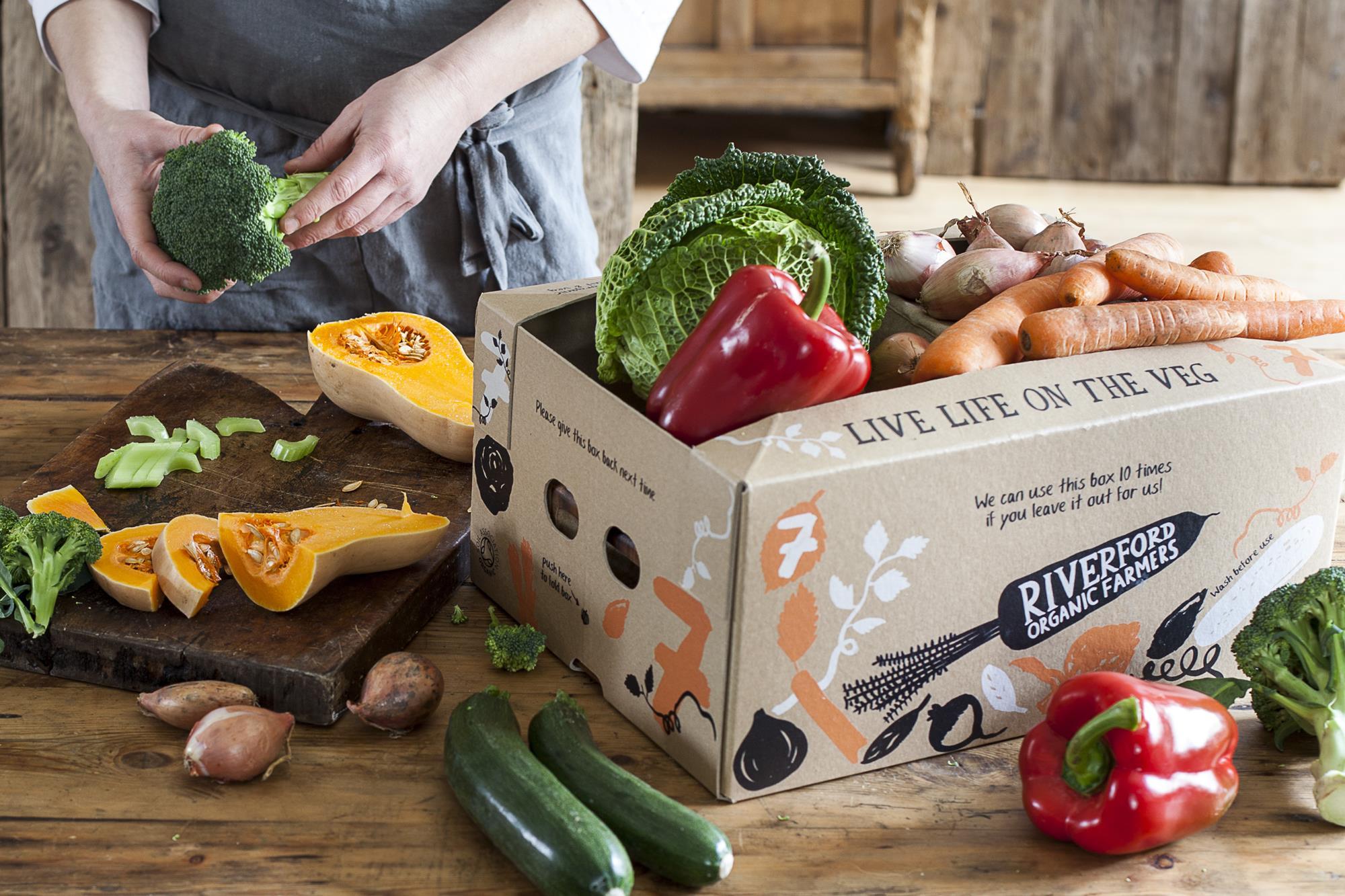 Organic box delivery store