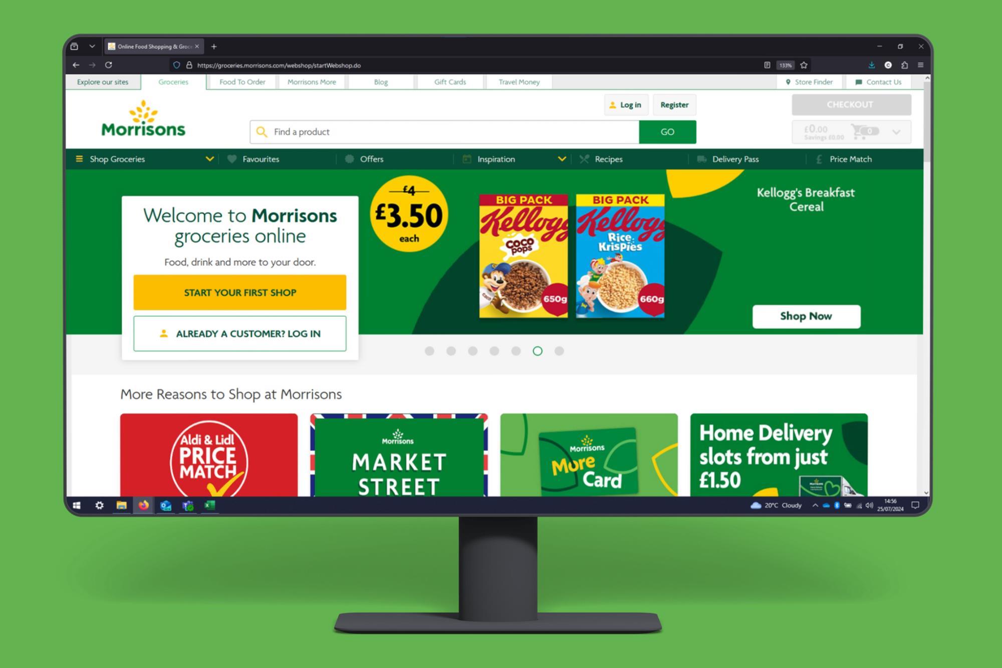Morrisons Online Shopping Log In Home Morrisons Corporate