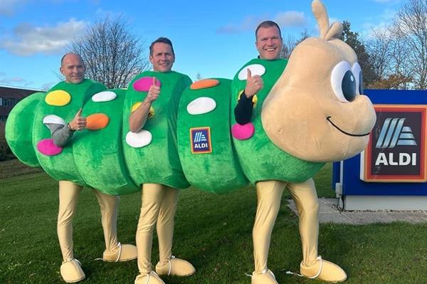 Aldi bosses to run London Marathon as Cuthbert the Caterpillar | News ...