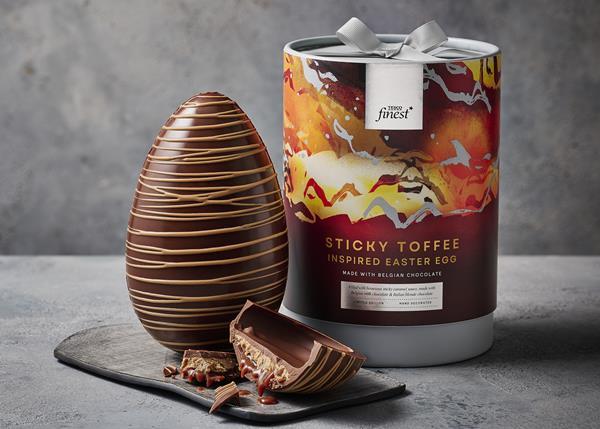 Sticky toffee eggs and jelly-stuffed hot cross buns: Tesco Easter 2026 ...