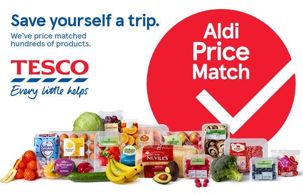 Tesco to begin price matching Aldi across hundreds of products | News ...