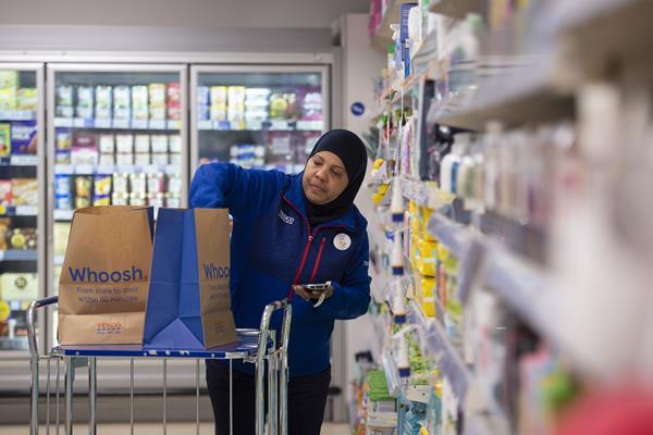 Tesco brings full-basket shopping to Whoosh | News | The Grocer