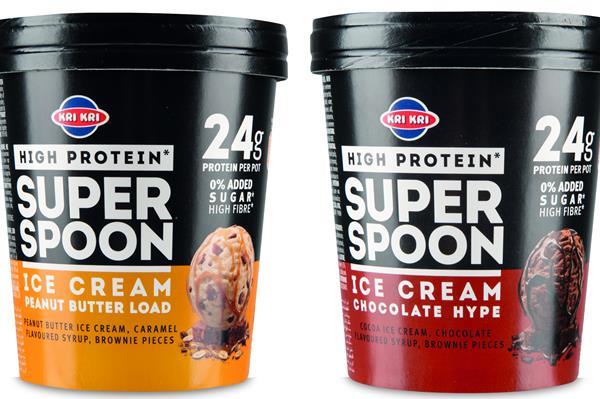 Aldi rolls out Kri Kri High Super Spoon Protein Ice Cream tubs | News ...