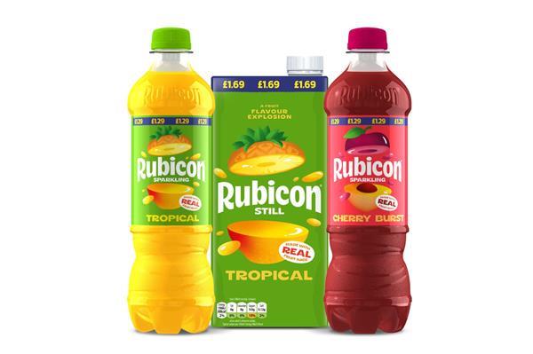 Rubicon rebrands and adds cherry and tropical flavours | News | The Grocer