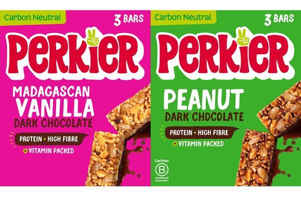Perkier reformulates snack bars and redesigns their packaging | The Grocer