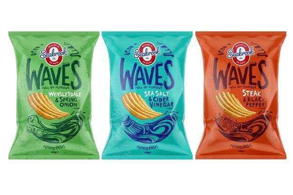 Seabrook unveils Waves premium crinkle-cut crisps range | The Grocer