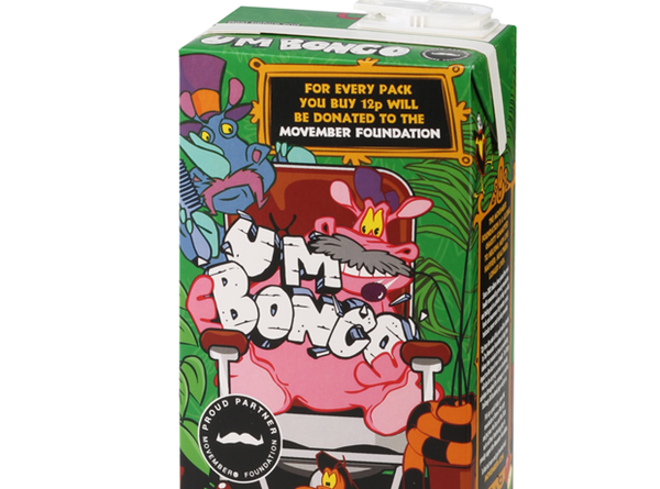 Um Bongo adds moustache packaging for Movember push | News | The Grocer