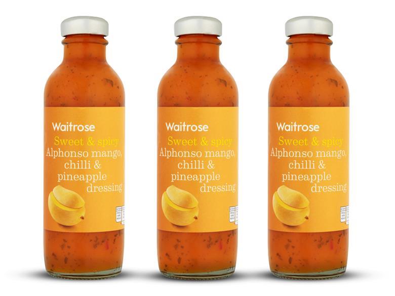Waitrose Alphonso Mango, Chilli & Pineapple Dressing | Analysis ...