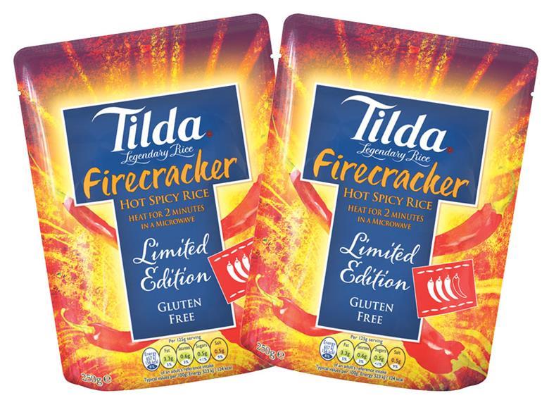 Tilda adds Firecracker flavour to pouched rice line-up | News | The Grocer