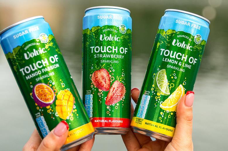 Volvic Touch of Fruit Sparkling to relaunch in can format | The Grocer