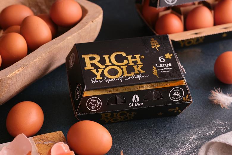 St Ewe launches new Rich Yolk range and egg boxes | News | The Grocer