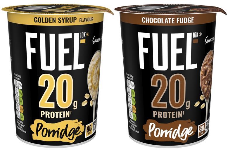 Fuel10k adds larger porridge pots, with 20g protein | The Grocer
