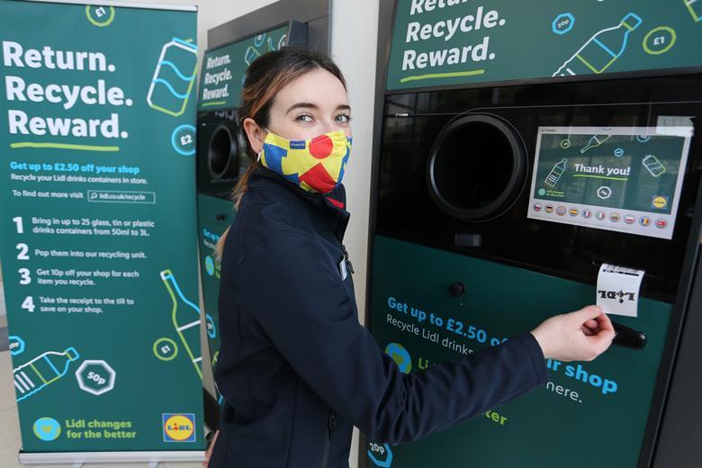 Lidl launches reverse-vending DRS machines in Scotland | News | The Grocer