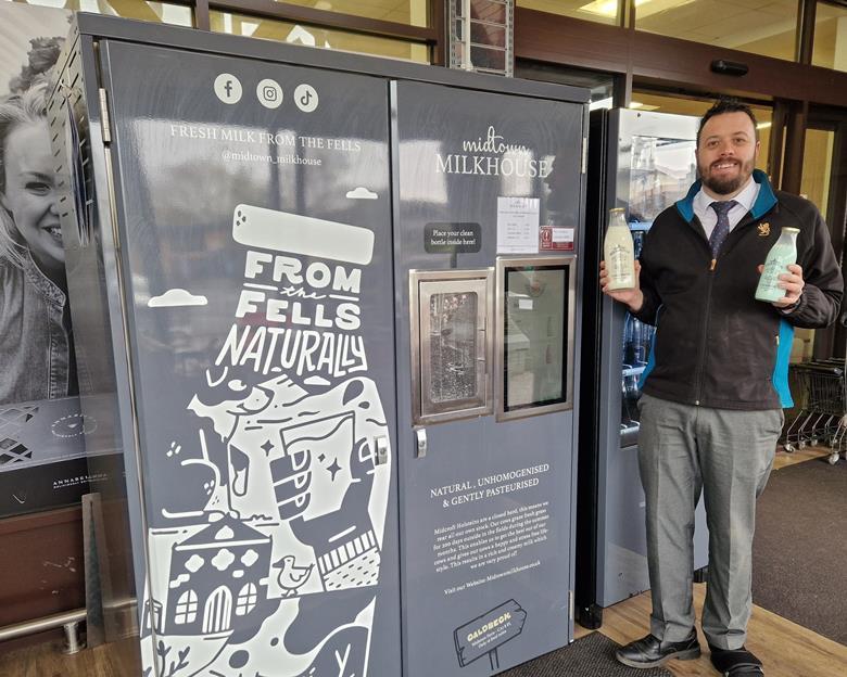 Booths introduces milk vending machine to Keswick supermarket | The Grocer