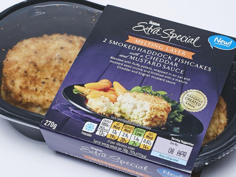 Asda Extra Special Melting Layer Smoked Haddock Fishcakes | Analysis ...
