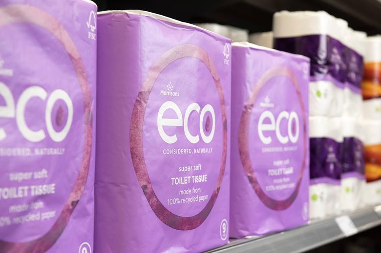 Morrisons replaces loo and kitchen roll plastic packaging with paper ...