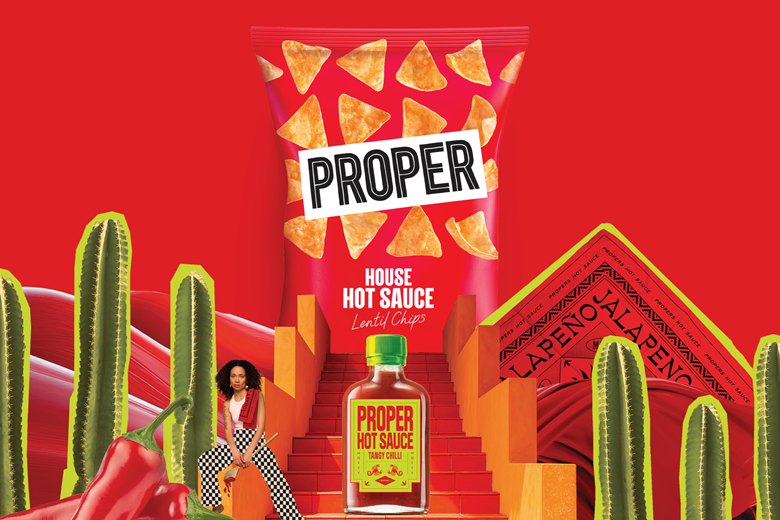 Proper adds hot sauce lentil chips to tap spicy snack boom | The Grocer