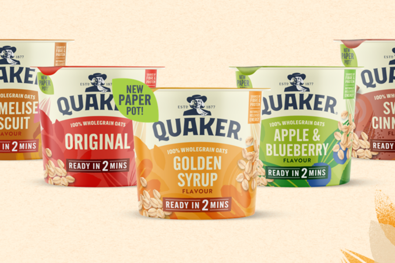 Quaker transitions porridge pots to paper packaging | News | The Grocer
