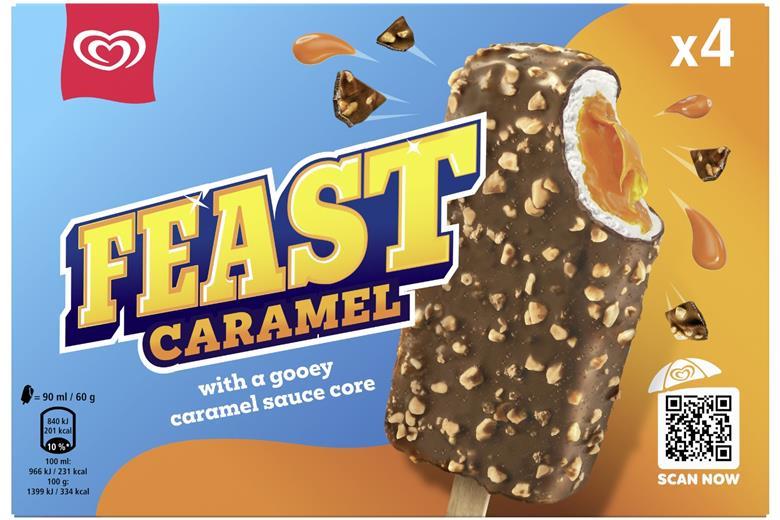 Wall's Feast unveils 'improved' recipe and Caramel variant | The Grocer