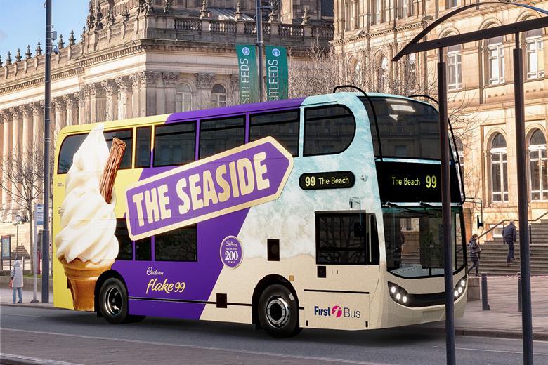 Cadbury Flake launches 99 Bus to take families to the seaside | The Grocer