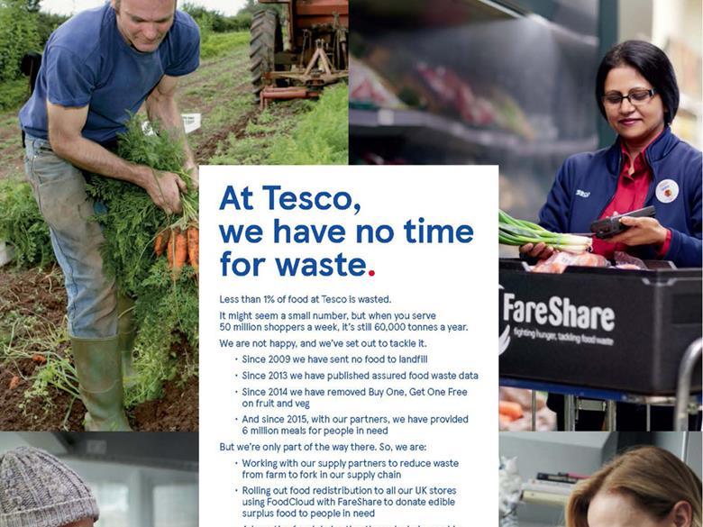 Tesco achieves 64% of food waste elimination target | News | The Grocer