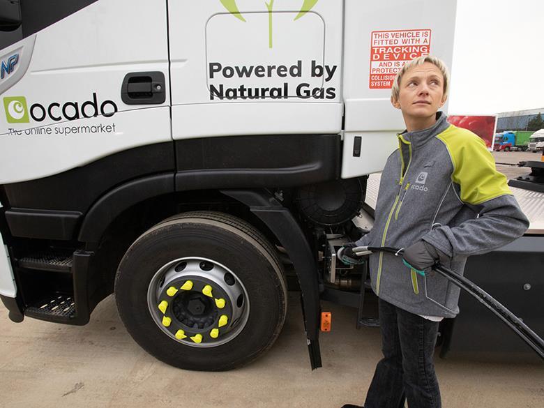 Ocado opens natural gas refuelling station for HGV fleet | News | The ...